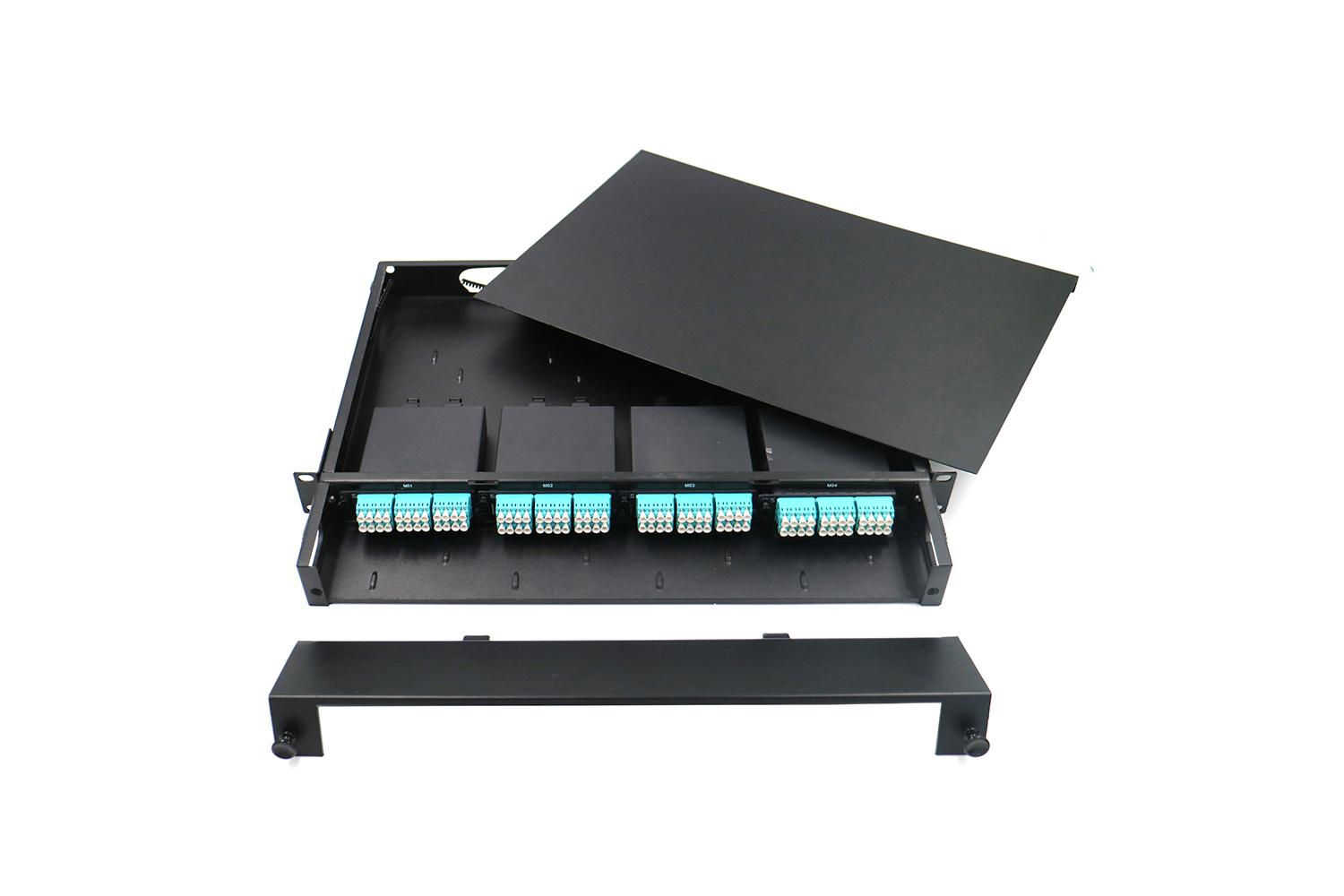 1U 96 cores MPO MTP Cassettes Patch Panel - Spring Optical