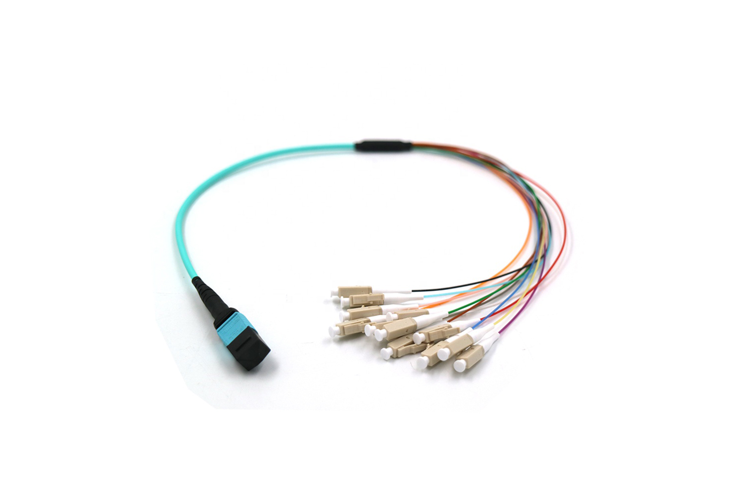 12Core MPO/MTP to LC OM3 Fiber Optical Harness Cable - Spring Optical