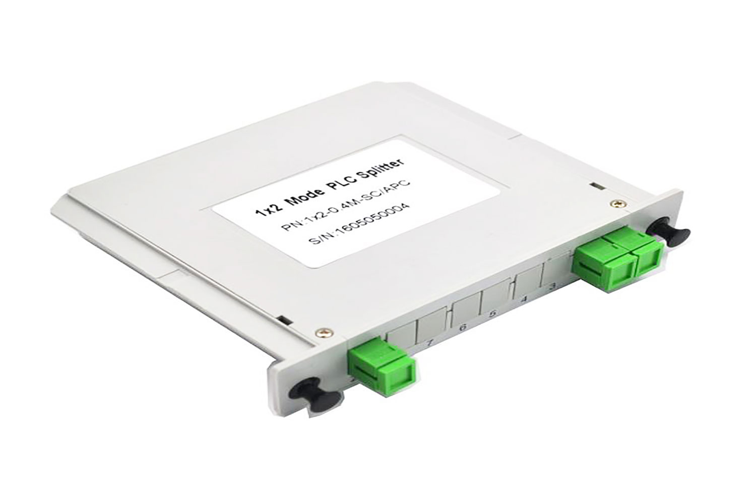 Cassette Type 1*2 SC APC LGX Module PLC Fiber Optical Splitters