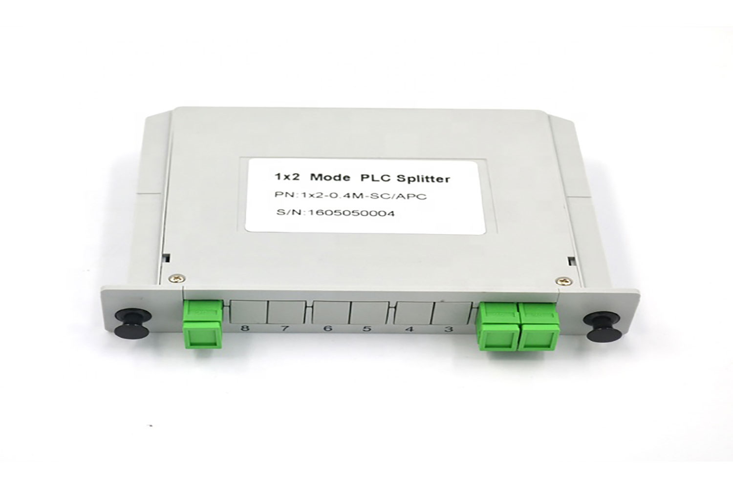 Cassette Type 1*2 SC APC LGX Module PLC Fiber Optical Splitters