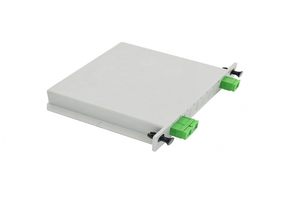 Cassette Type 1*2 SC APC LGX Module PLC Fiber Optical Splitters