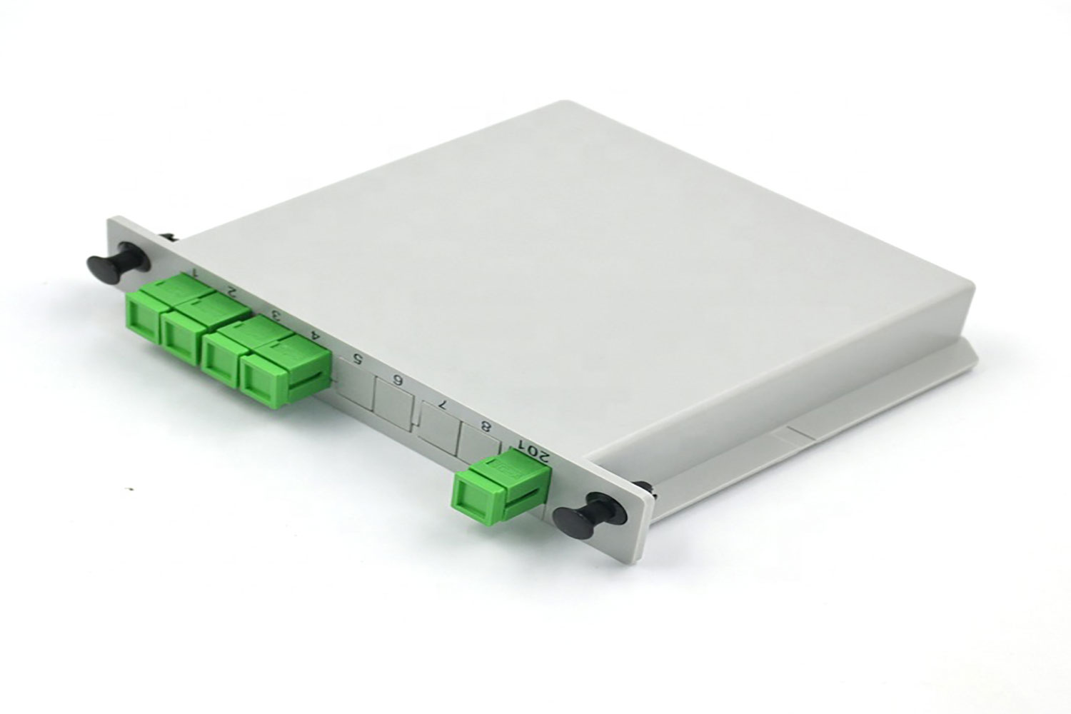 1*4 SC APC LGX Cassette Type PLC Fiber Optical Splitters