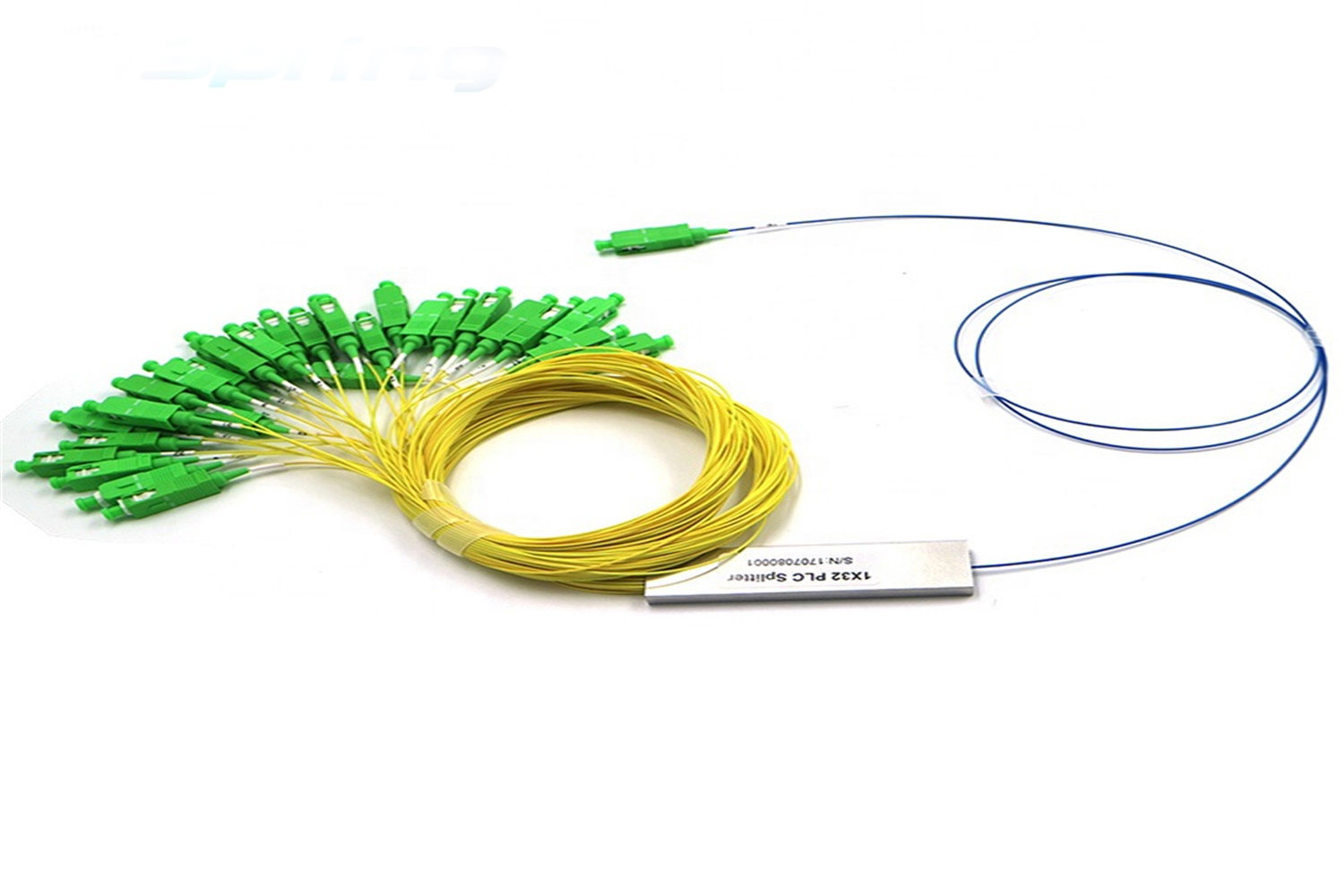 FTTH 1*32 SC APC Mini Steel Tube PLC Fiber Optic Splitters