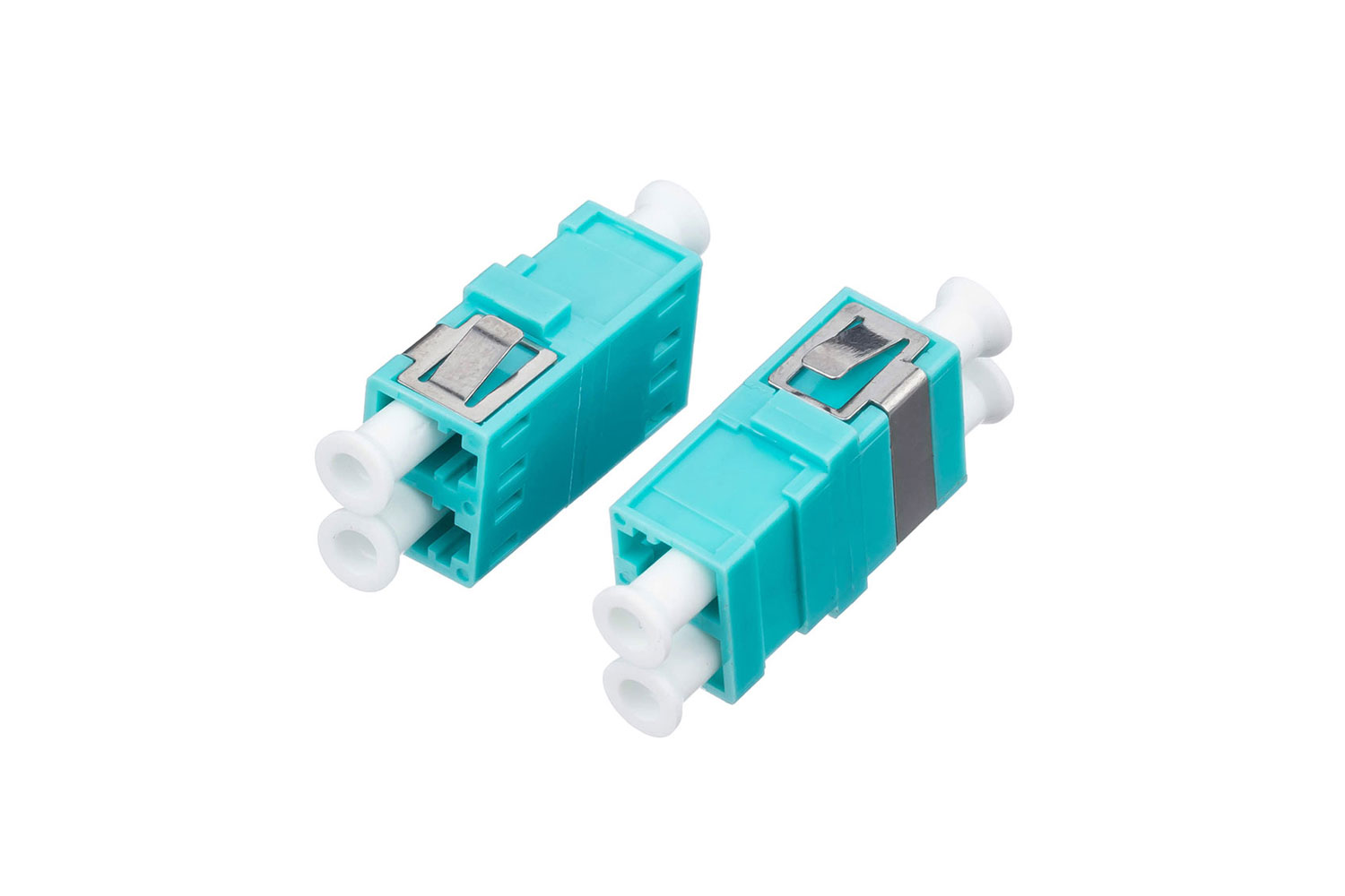 Fiber Optical LC/UPC Adapter Optical OM3 Flangeless Duplex - Spring Optical