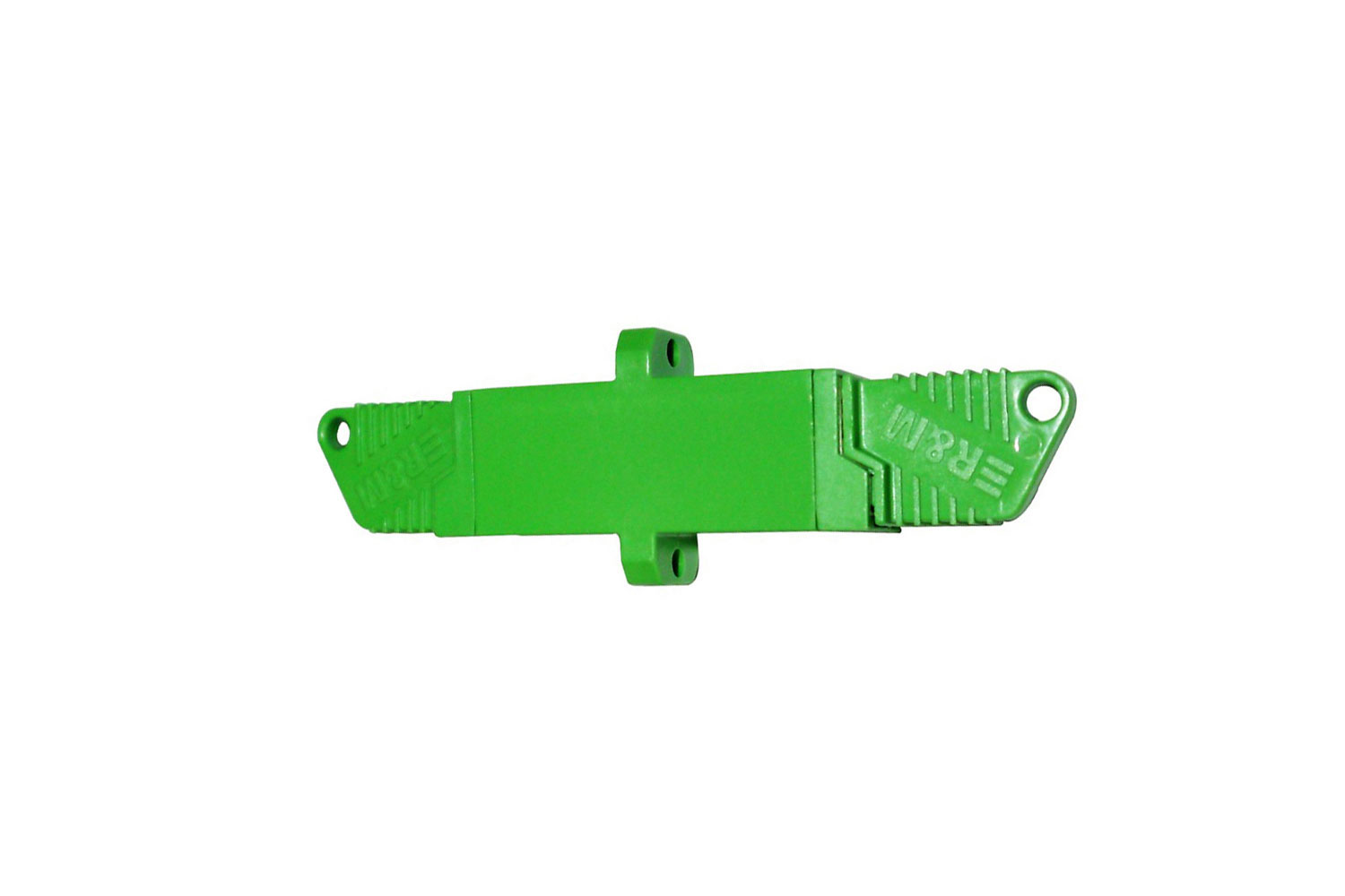 Fiber Optic E2000 APC Adapter FTTH Coupler with Flange - Spring Optical