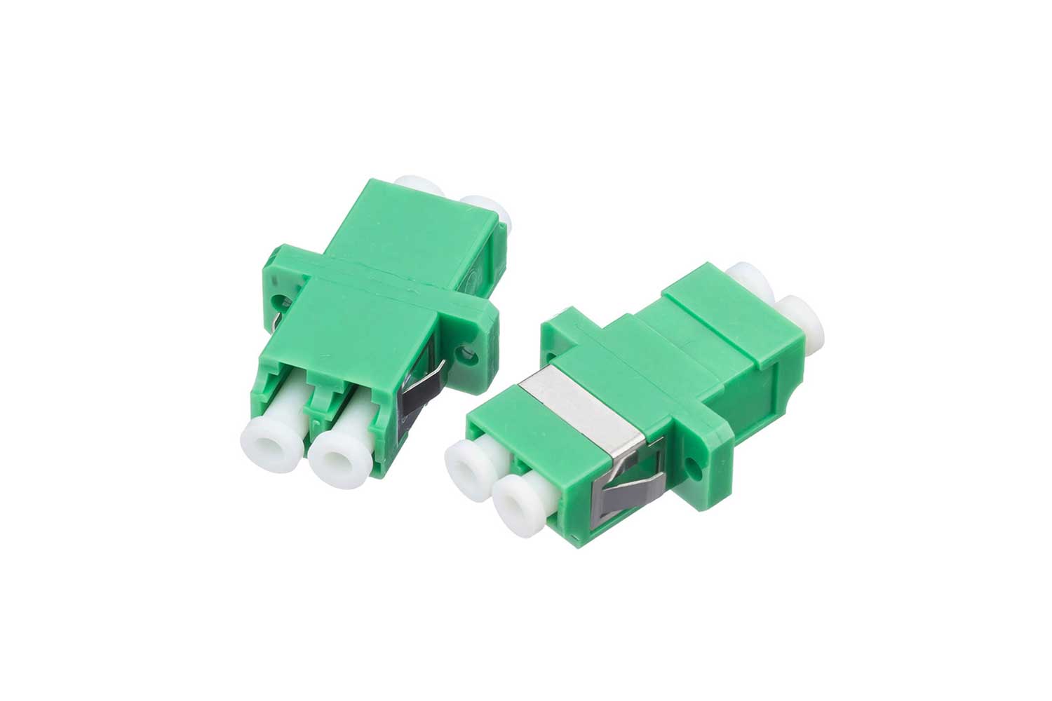 FTTH LC/APC SM Duplex Adapter Fiber Optical Adapter with Flange ...