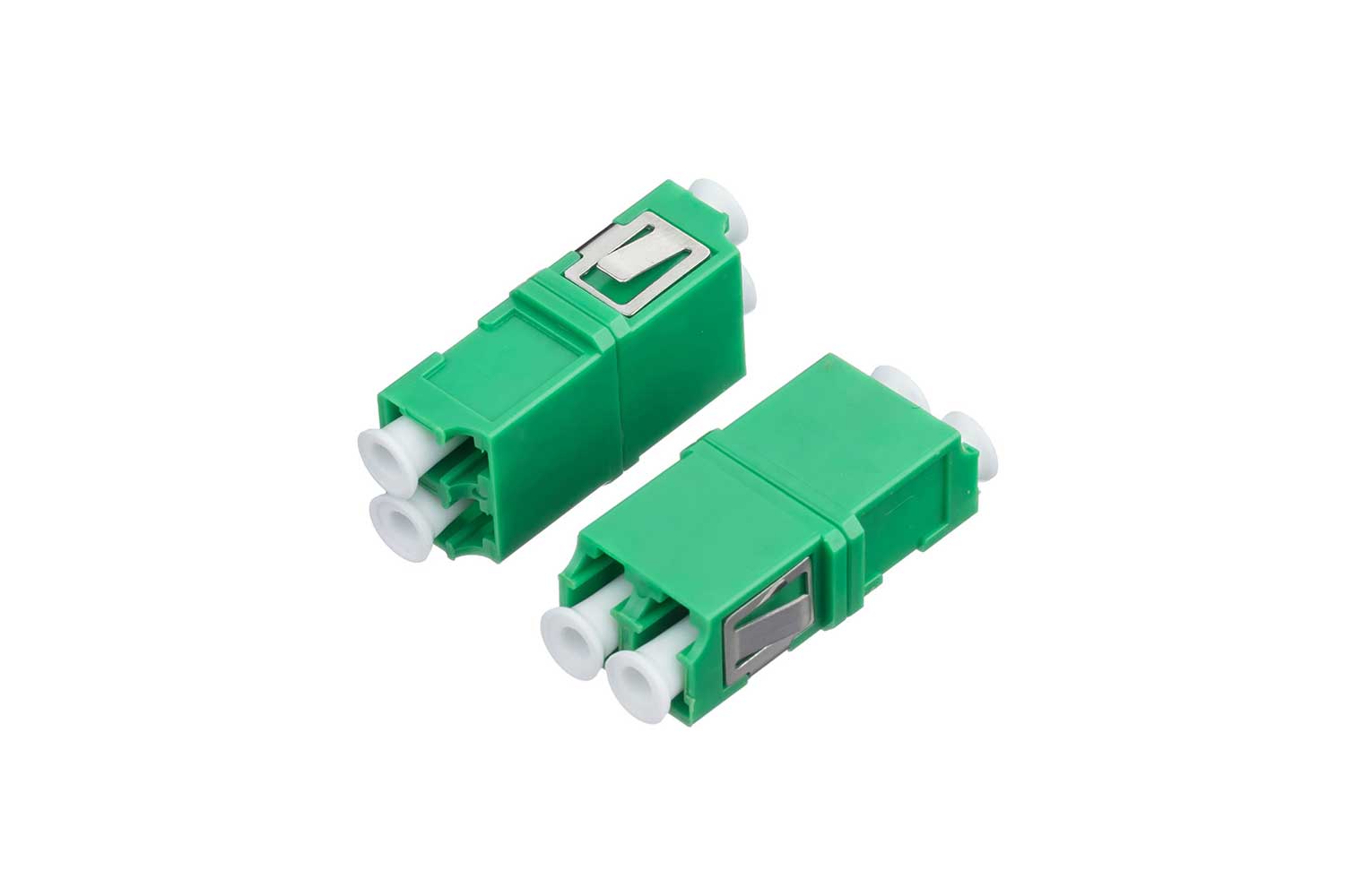 LC/APC SM Duplex Fiber Optic Adapter FTTH Flangeless Coupler - Spring ...