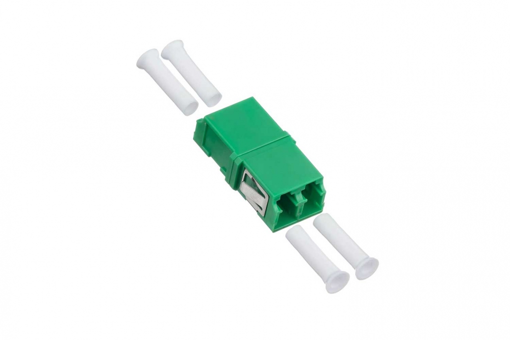 LC/APC SM Duplex Fiber Optic Adapter FTTH Flangeless Coupler - Spring ...