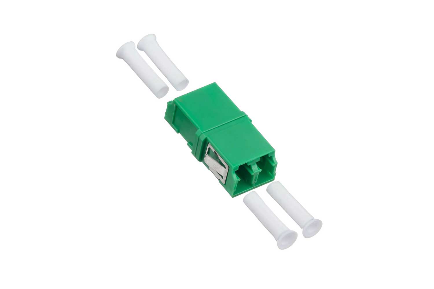 LC/APC SM Duplex Fiber Optic Adapter FTTH Flangeless Coupler - Spring ...