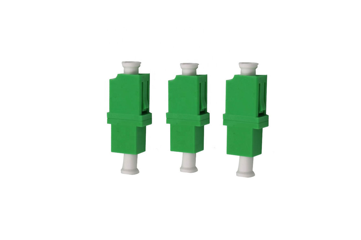 Fiber LC/APC Optical Adapter SM Simplex Flangeless Coupler – Spring Optical