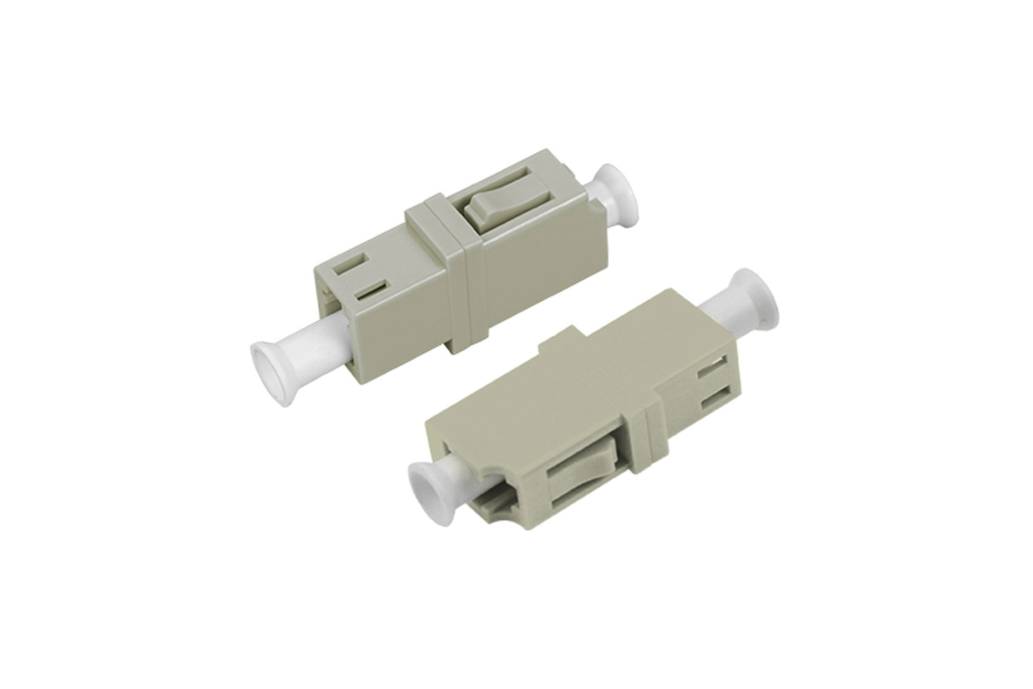 FTTH Fiber Optical LC/UPC Duplex Flangeless Adapter - Spring Optical