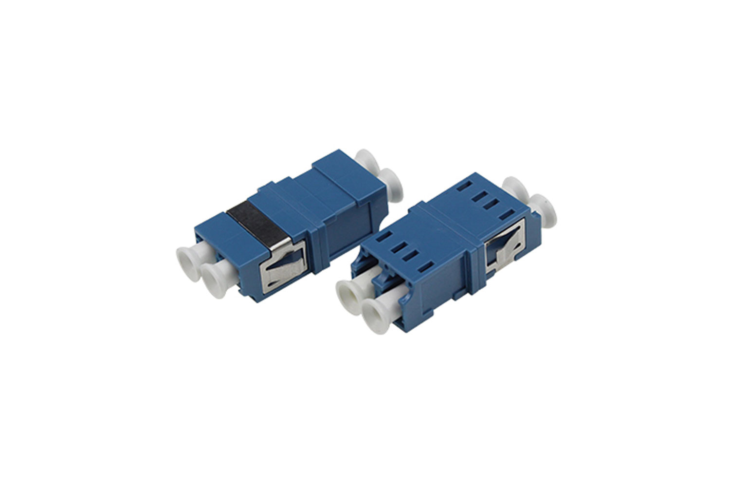 FTTH Fiber Optical LC/UPC Duplex Flangeless Adapter - Spring Optical
