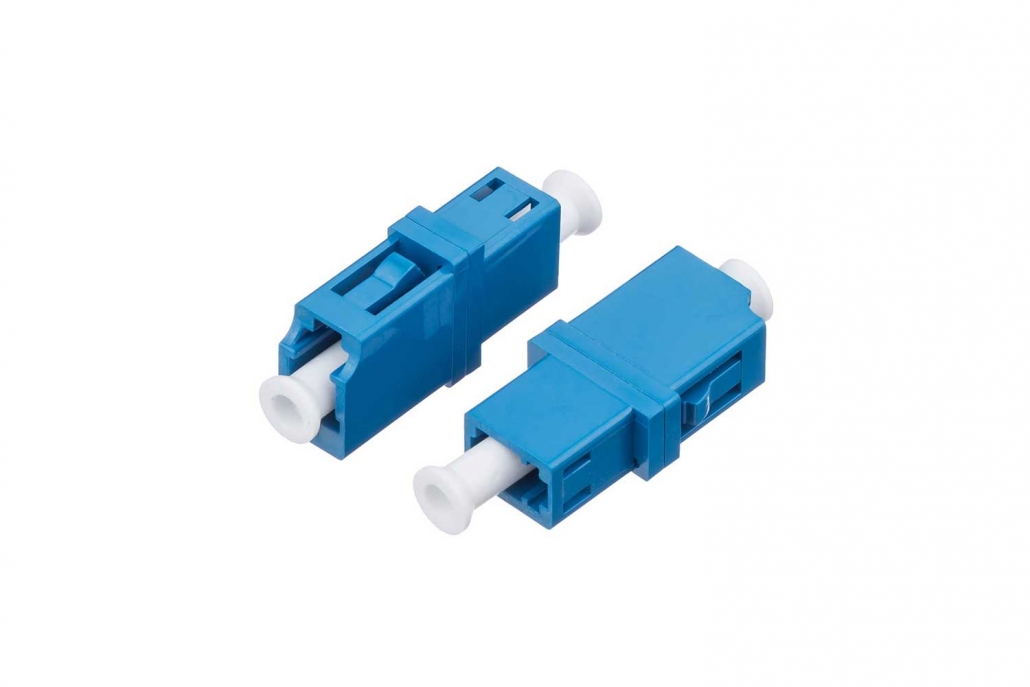 Fiber Optic LC/UPC Simplex Adapter SM Flangeless Coupler - Spring Optical