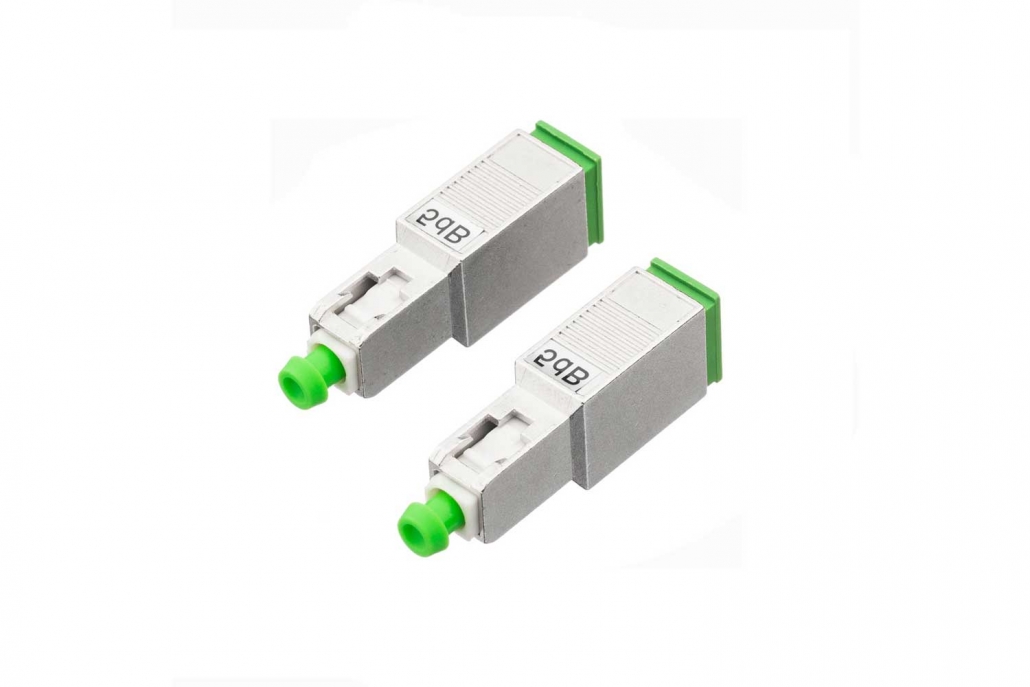 SC/APC Singlemode Female-Male Fiber Attenuators - Spring Optical
