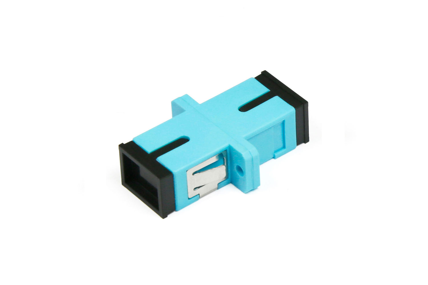 FTTH Optical Adapter OM3 Simplex Fiber Adapter with ear – Spring Optical