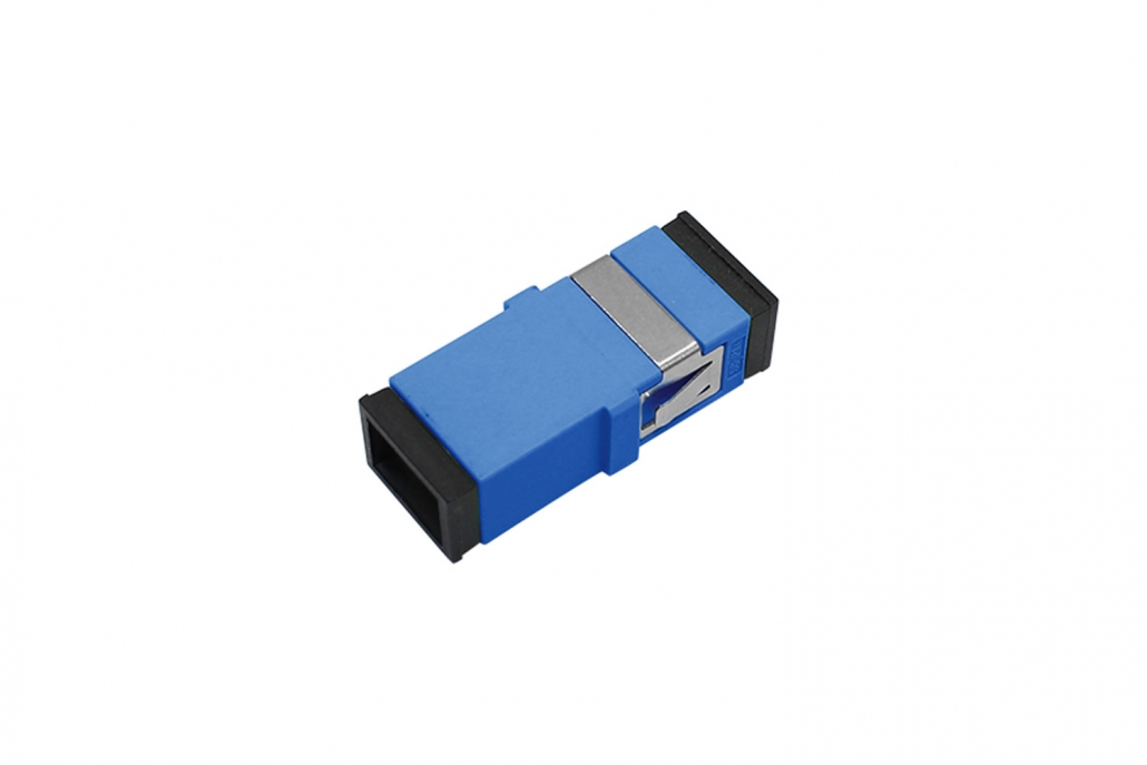 Indoor Fiber SC/UPC Adapter Simplex Flangeless Coupler - Spring Optical