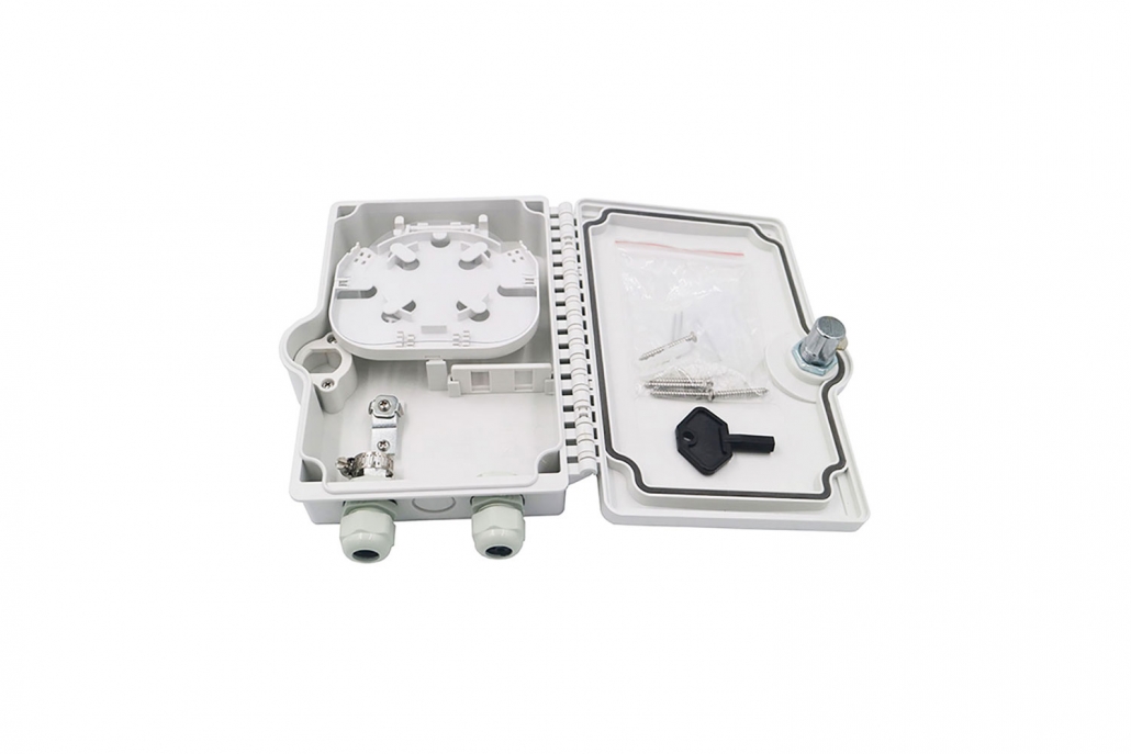 Outdoor Fiber Termination Box 4 Port Distribution Box IP65 - Spring Optical