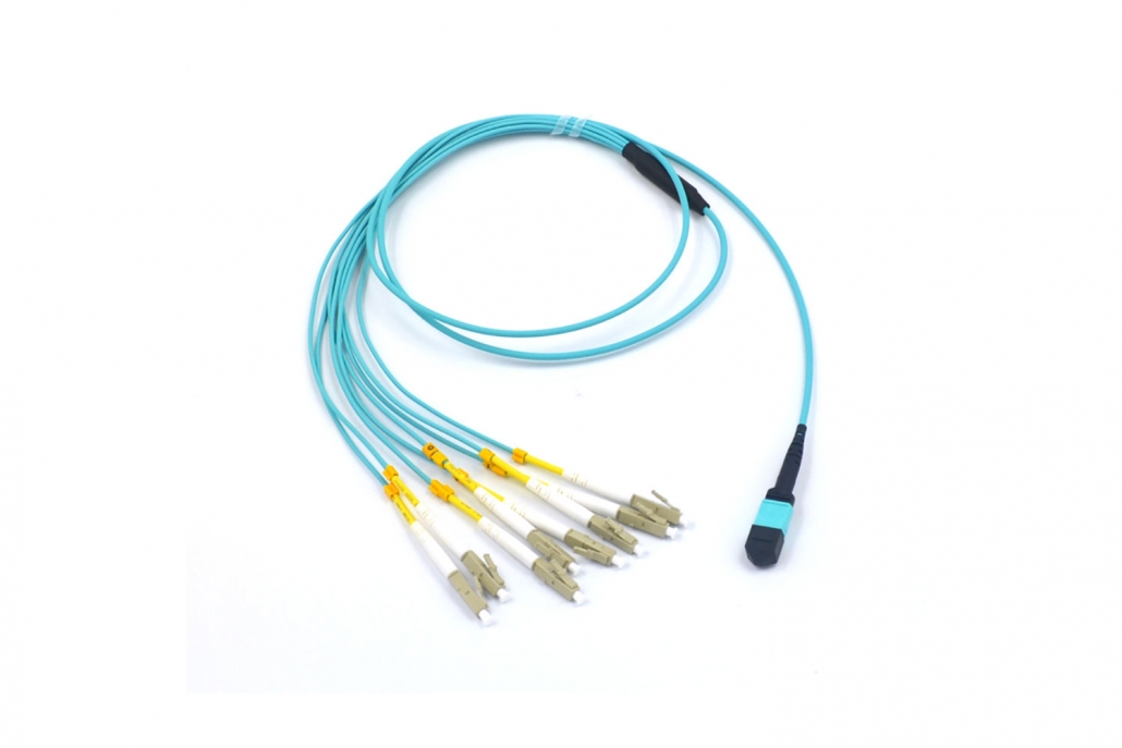 12Core MPO/MTP to LC OM3 Elite Fiber Optical Breakout Patch Cord ...