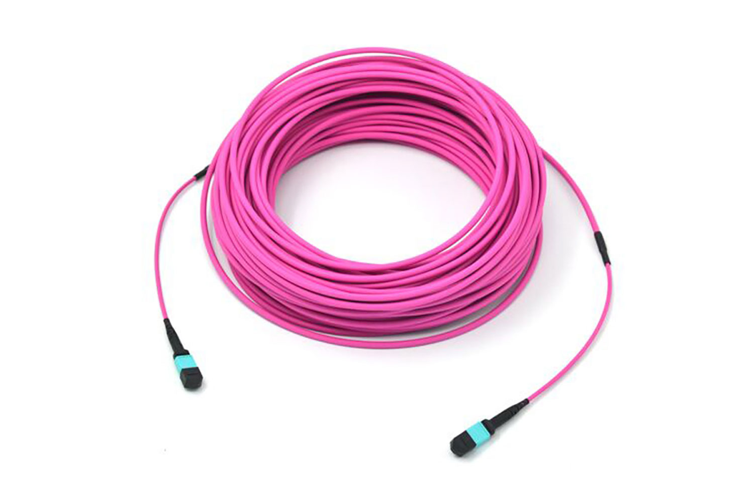 12 Core MPO OM4 fiber optic trunk patch cord - Spring Optical