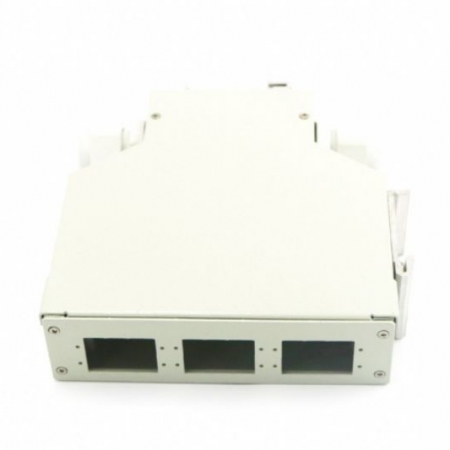8 Port LC Duplex Adapter Optical Fiber DIN Rail Distribution Box ...