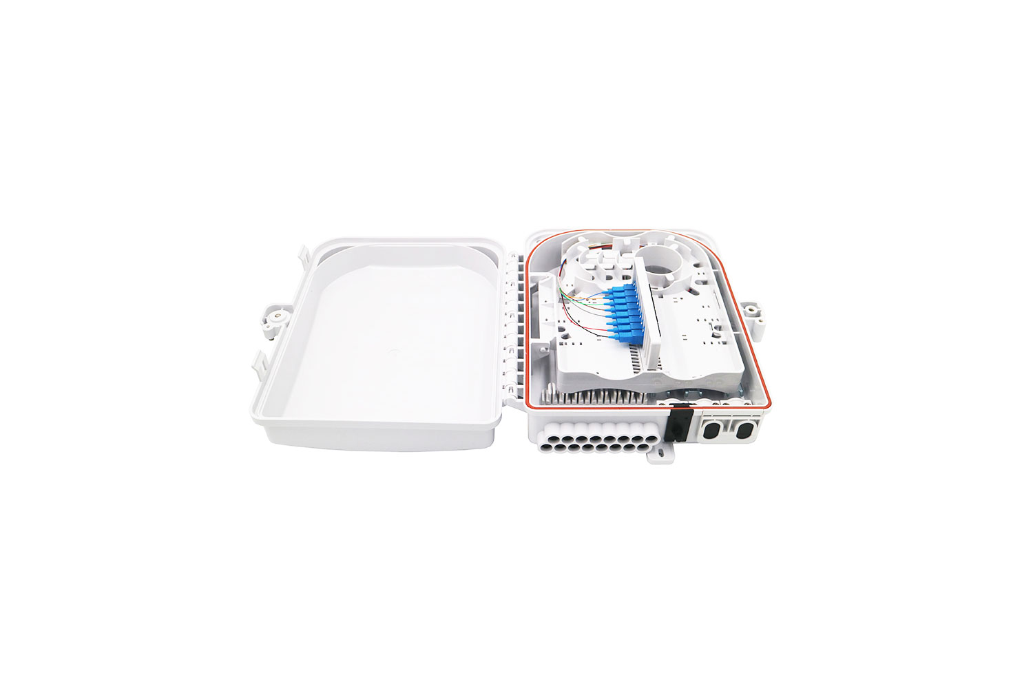 FTTH Outdoor Termination Box 24 Core Optical Fiber Distribution Box ...
