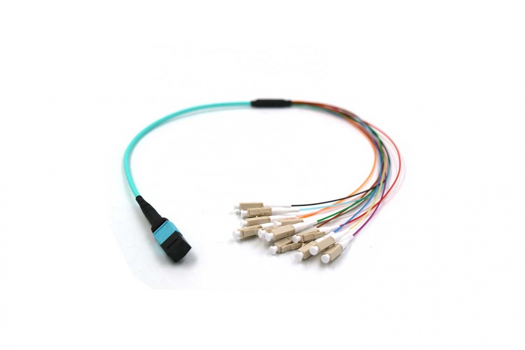 12Core MPO/MTP to LC OM3 Fiber Optical Harness Cable - Spring Optical