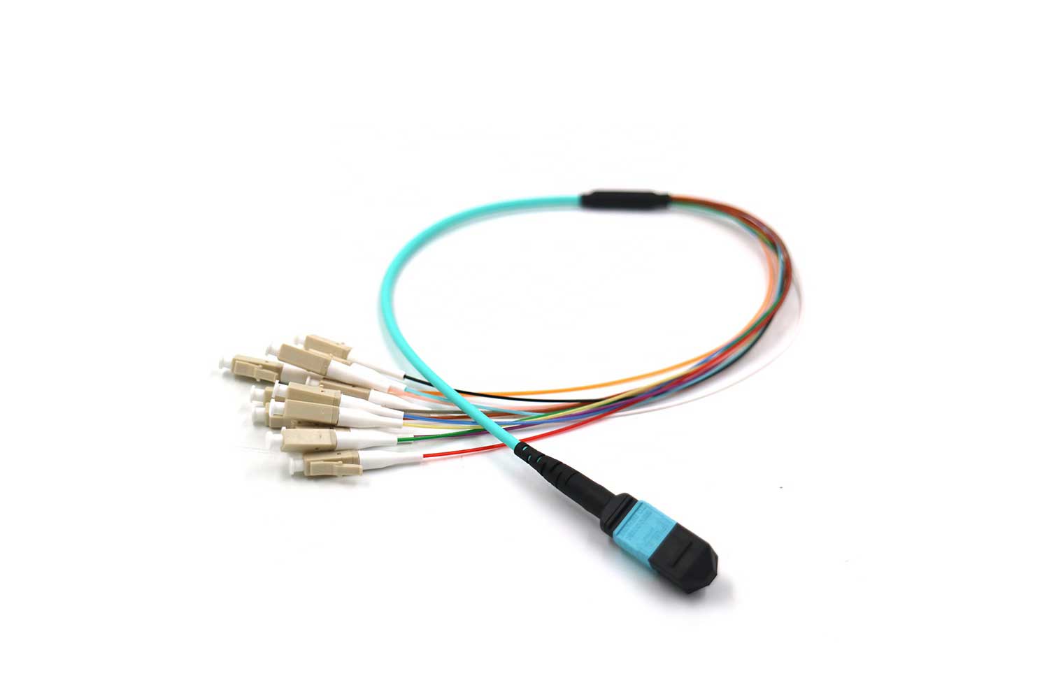 12Core MPO/MTP to LC OM3 Fiber Optical Harness Cable - Spring Optical