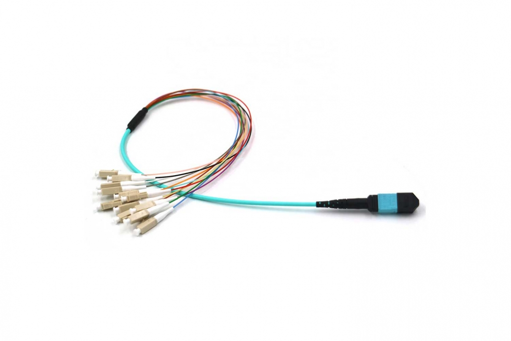 12Core MPO/MTP to LC OM3 Fiber Optical Harness Cable - Spring Optical