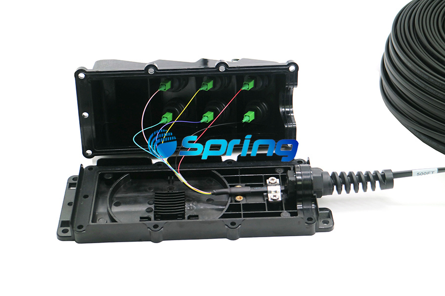 6 Fiber MST Fiber Optic Multiport Service Terminal Enclosure Box with ...