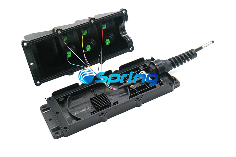 6 Fiber MST Fiber Optic Multiport Service Terminal Enclosure Box with ...