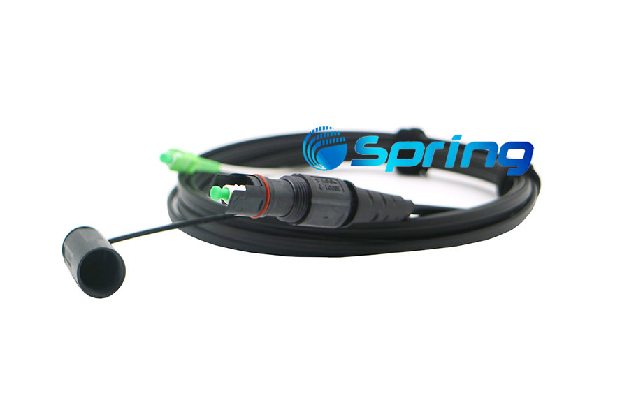 Pre-connectorized Hardend SST Flat Dielectric Drop Cable Assemblies ...